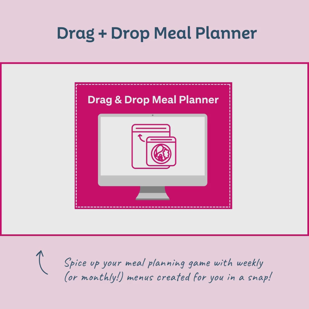 Drag & Drop Meal Planner – Get Organized HQ