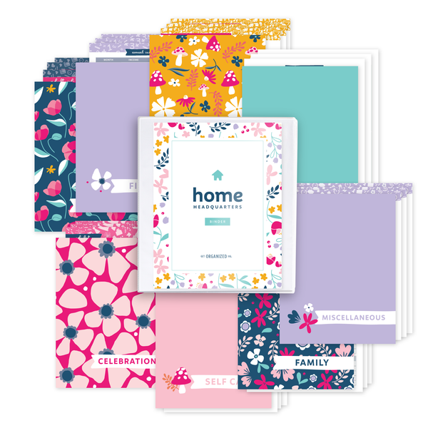Home Headquarters Binder (Print It Yourself) – Get Organized HQ