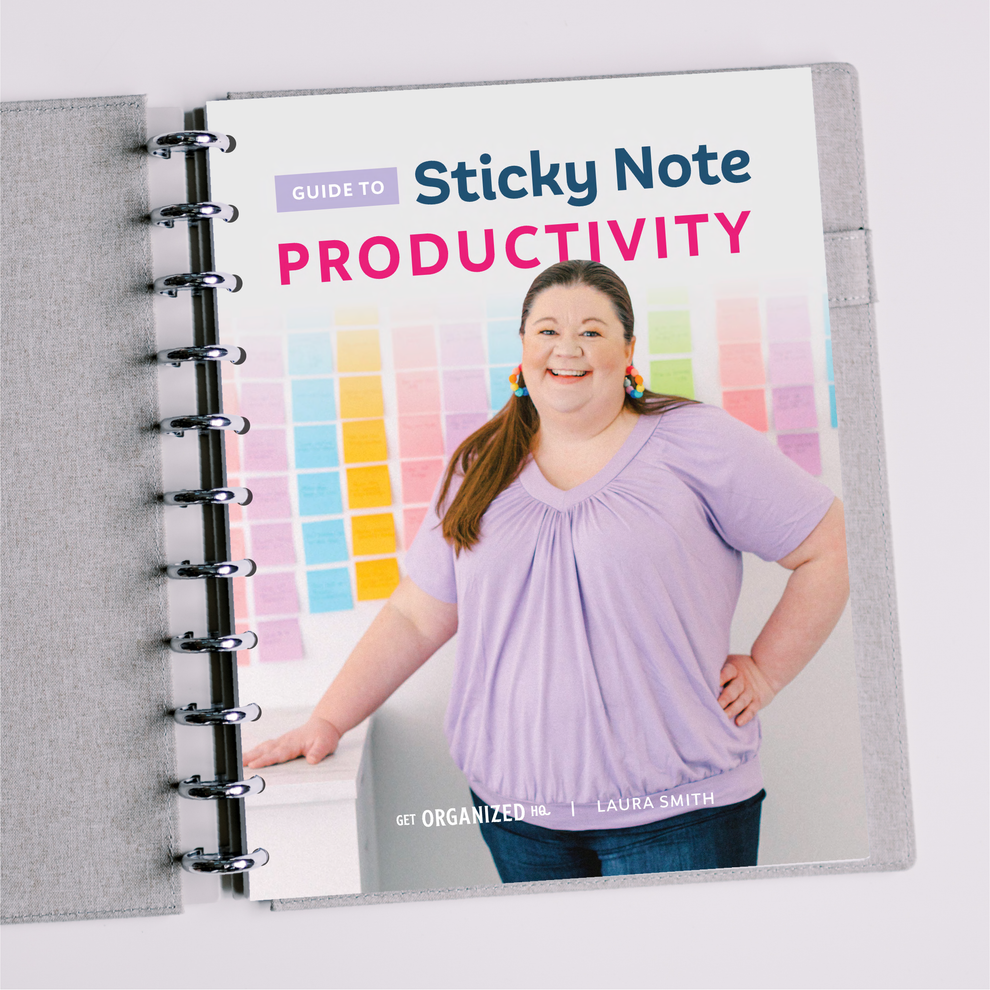The Ultimate Guide to Sticky Note Productivity – Get Organized HQ