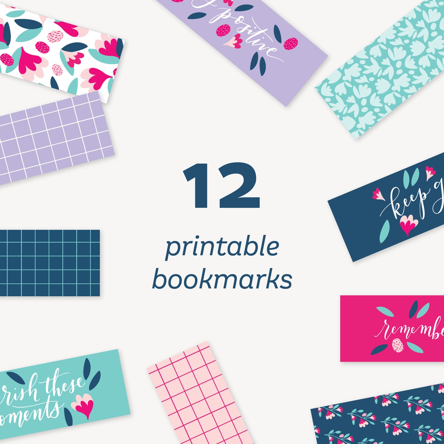 Printable Bookmark Collection – Get Organized HQ