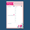 Daily Plan Notepad – Get Organized HQ