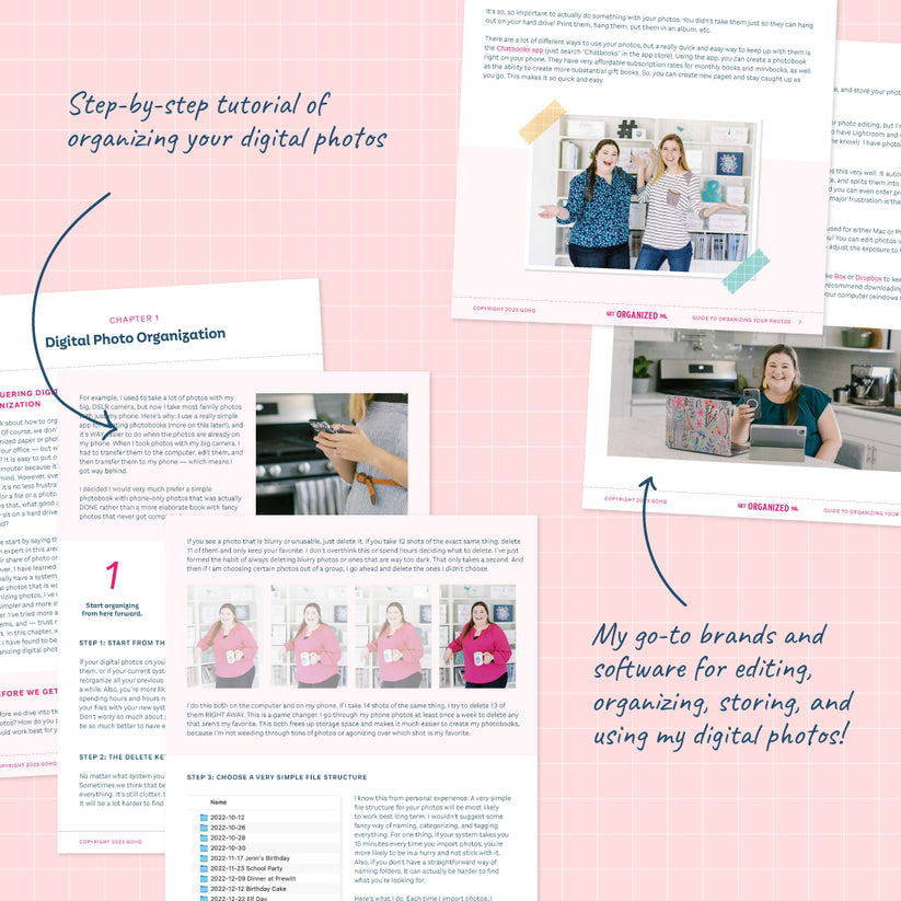 Guide to Organizing Your Photos – Get Organized HQ