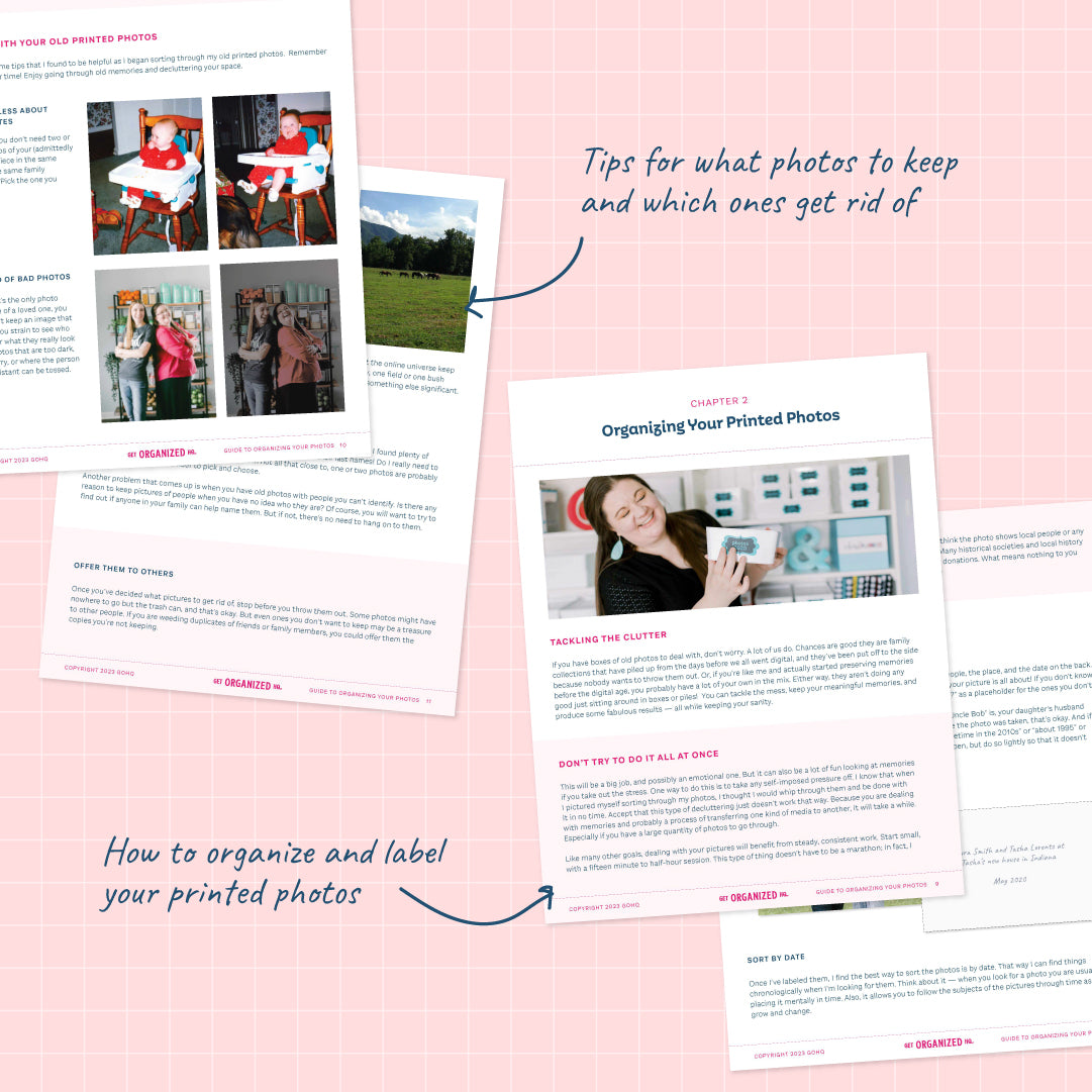 Guide to Organizing Your Photos – Get Organized HQ